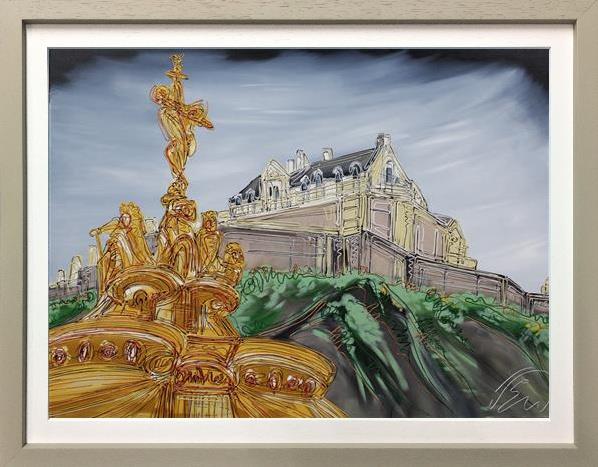 Ross Fountain At Edinburgh Castle' by Edward Waite – Watergate Art