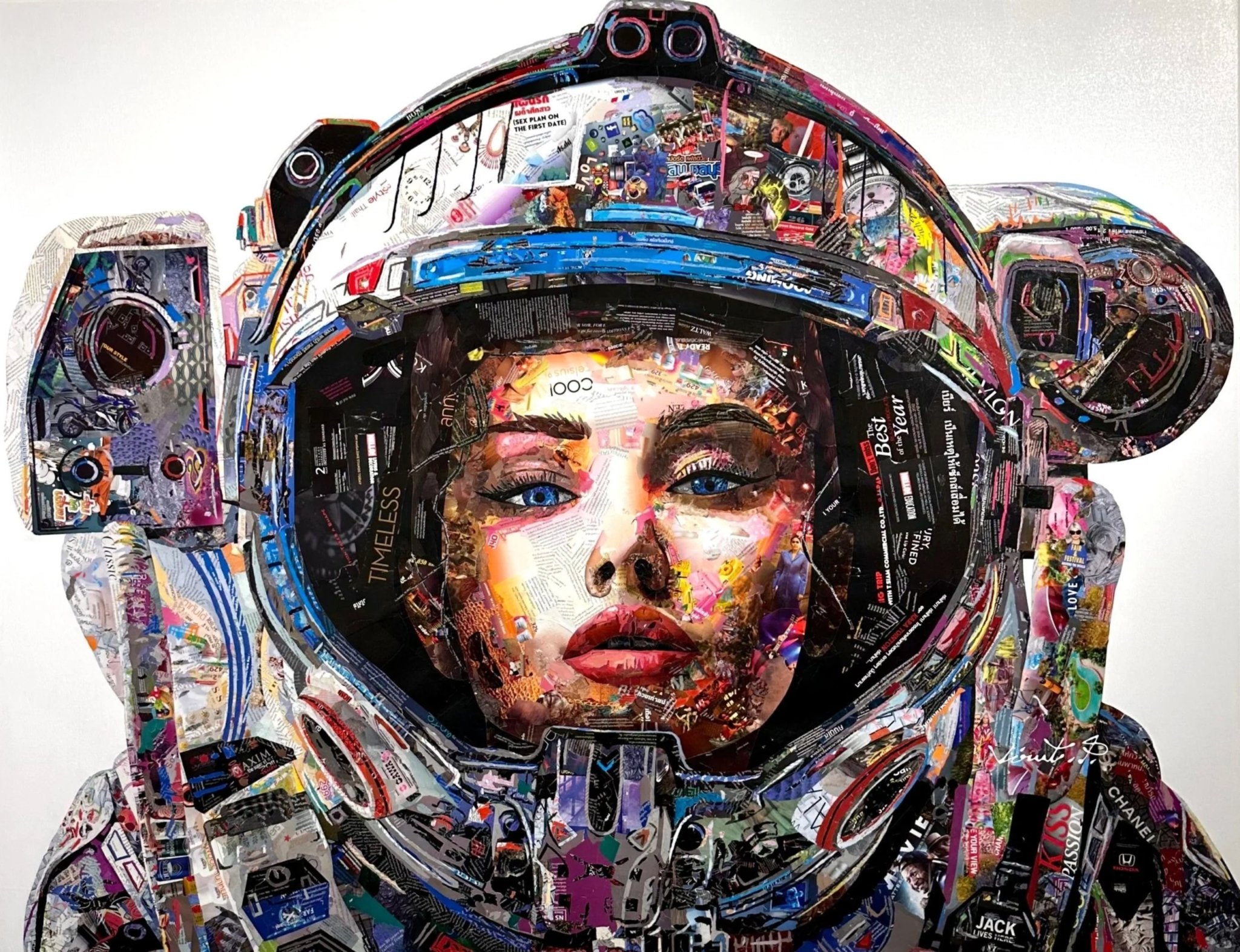 Spacegirl - Giant Collage – Watergate Art